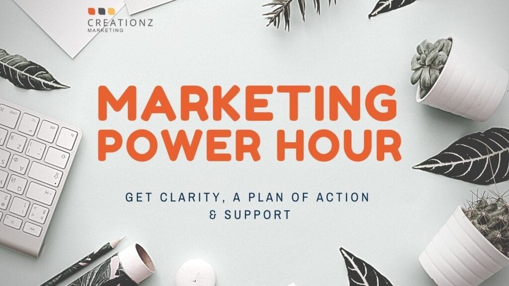 How a Power Hour helps Your Marketing Plans Grow - Creationz Marketing